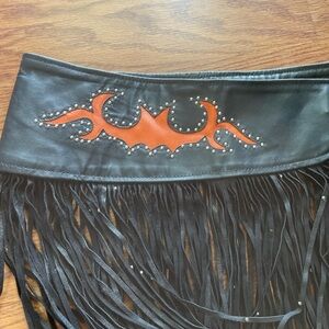 Accessories | Leather Fringe Belt | Poshmark